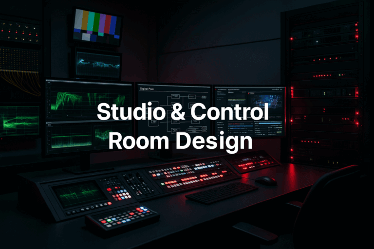 Studio & Control Room Design for Broadcast | Showstream
